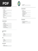 Biodata Form Student | PDF