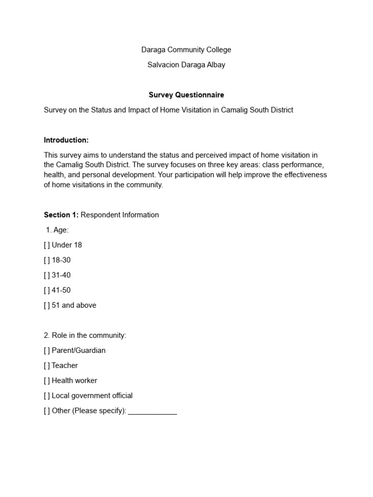 Survey-status | PDF | Psychology | Behavioural Sciences