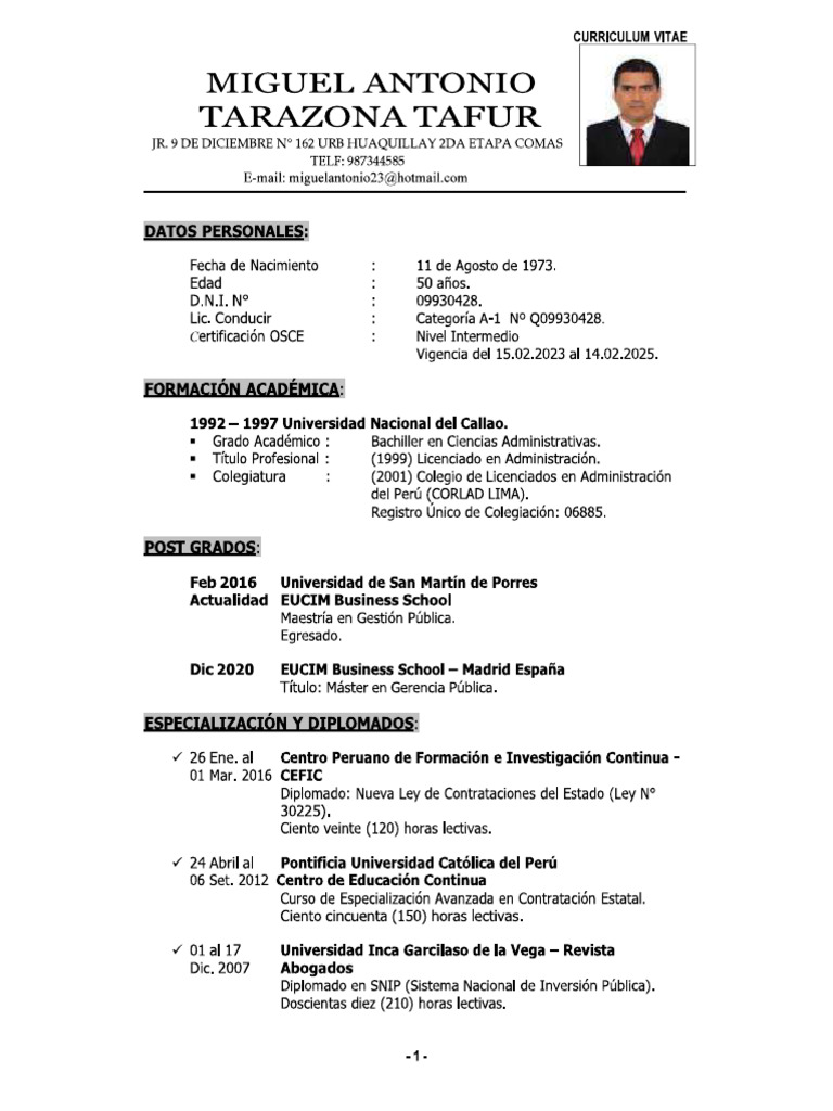 CV Documentado | PDF