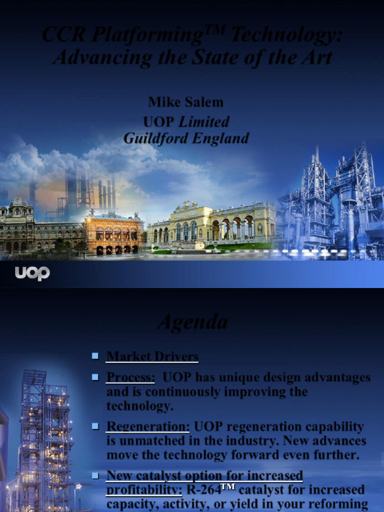UOP CCR Platforming | PDF | Gasoline | Catalysis
