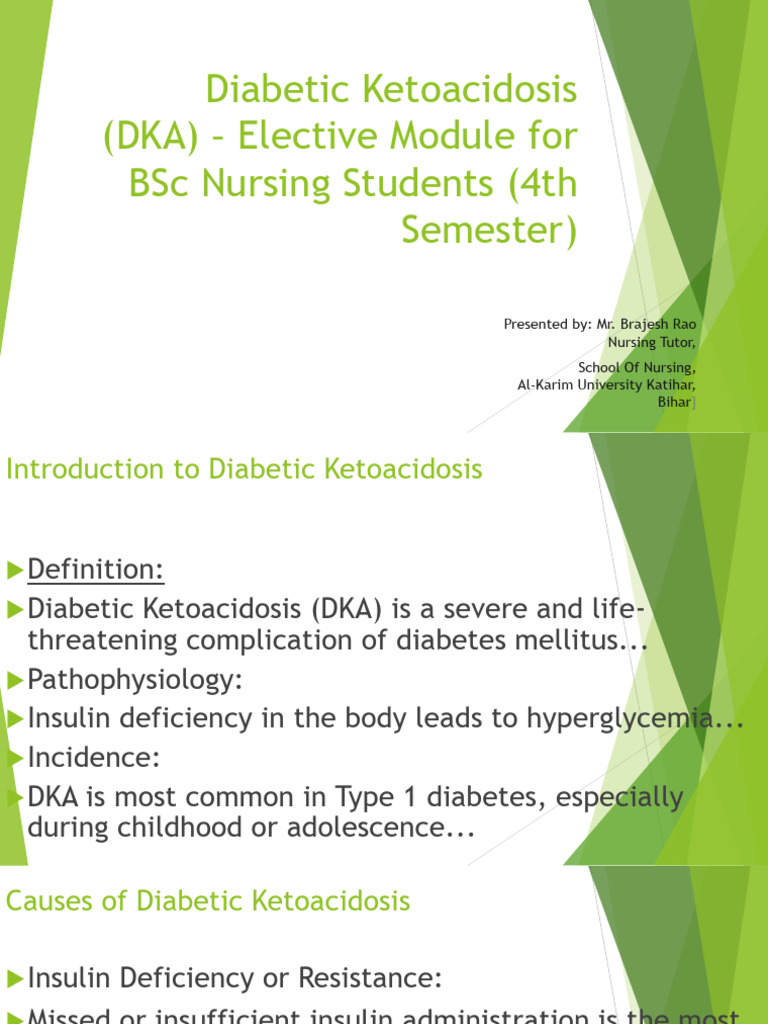DKA Nursing Care Plan Overview | PDF | Diabetes | Hyperglycemia