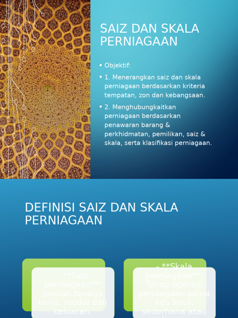 Saiz Skala Perniagaan Updated | PDF