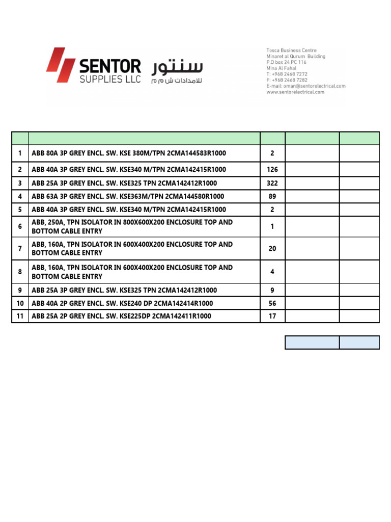 ABB Isolators | PDF