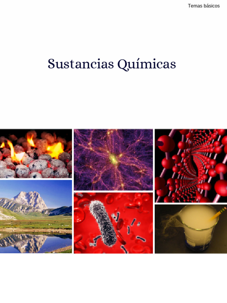 Sustancias Químicas Unam Pdf Mezcla Sustancias Químicas