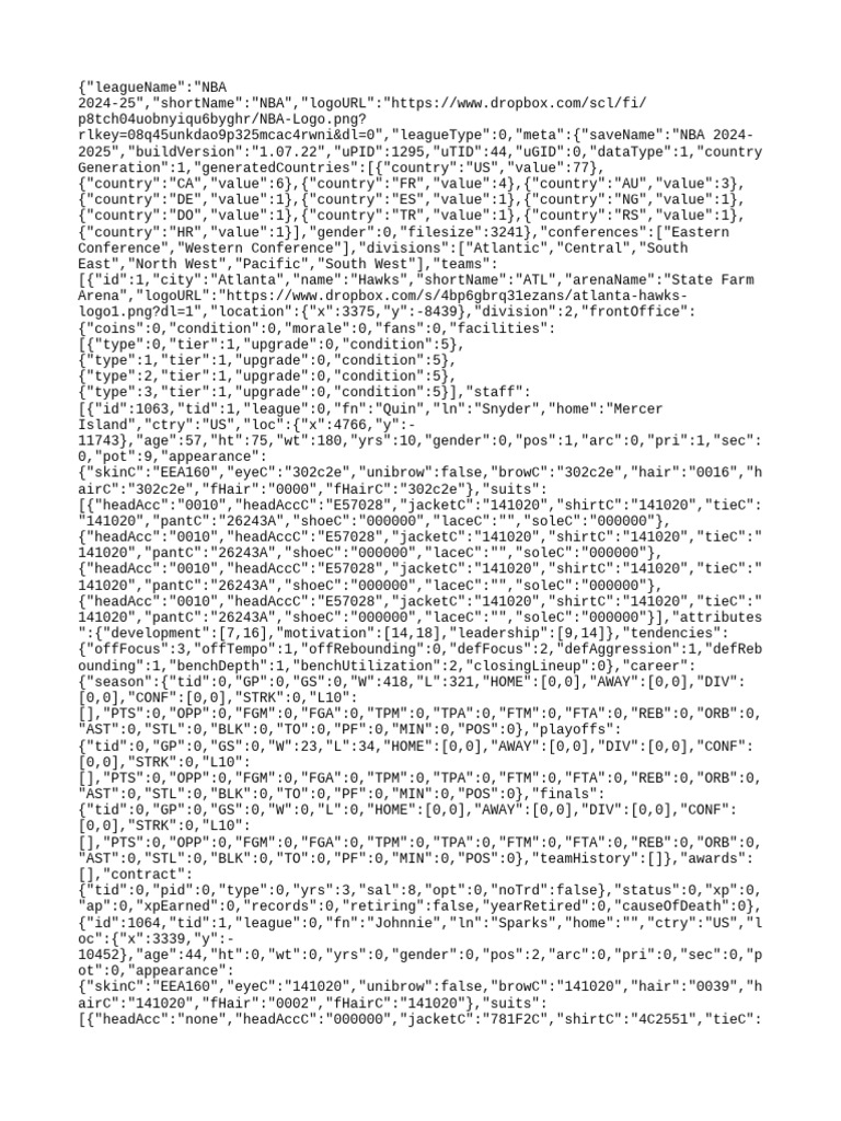 NBA 2024-2025sep18 | PDF