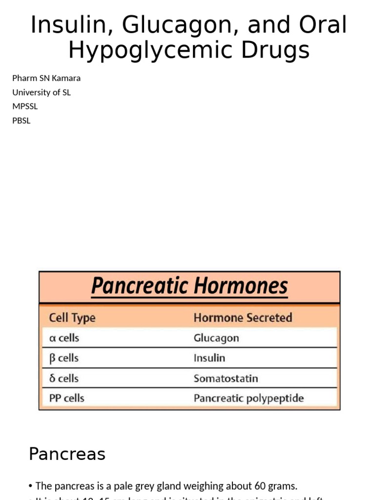 Mechanisms of Oral Hypoglycemic Drugs | PDF | Pancreas | Insulin
