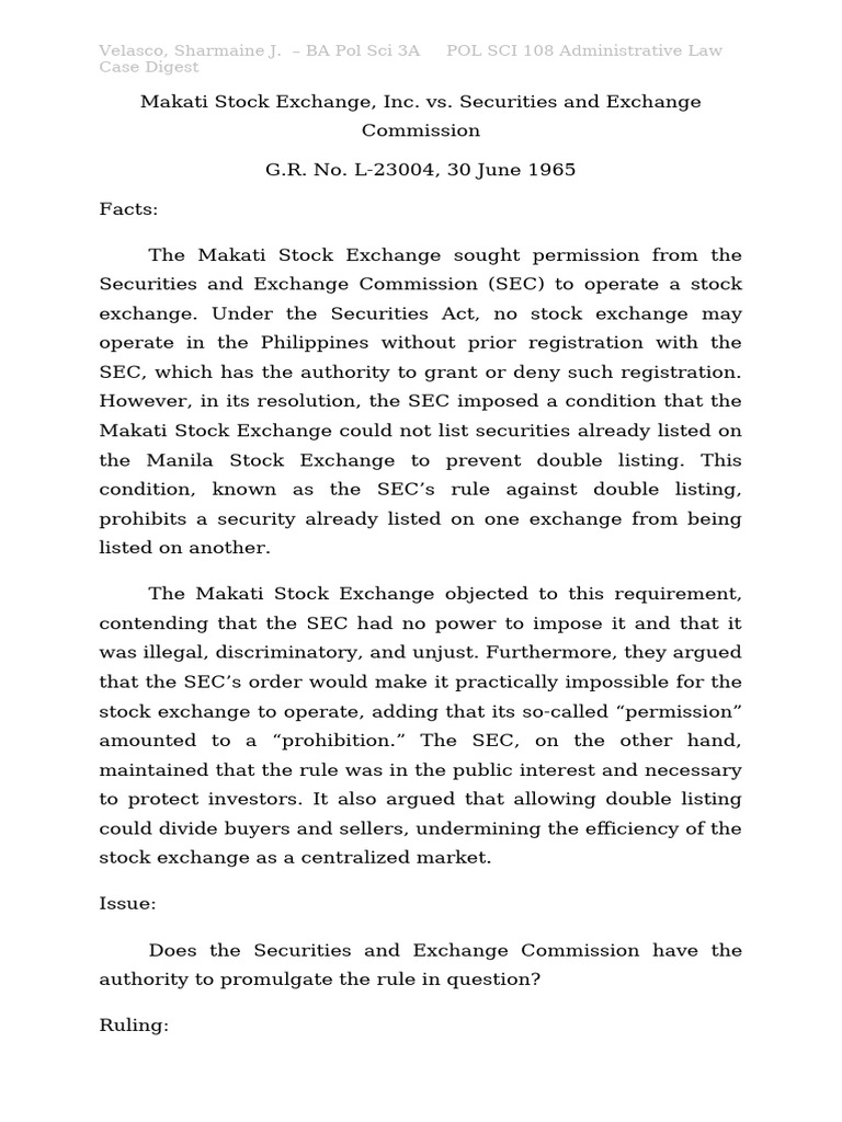 VELASCO, Case Digest | PDF | Subpoena Duces Tecum | Complaint