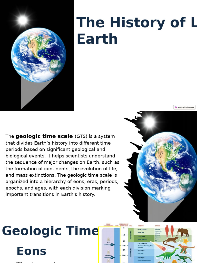 Lesson 7 History of Life On Earth | PDF | Fossil | Geologic Time Scale