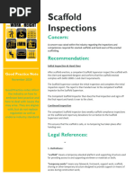 Scaffolding Handover Certificate | PDF | Scaffolding | Crane (Machine)
