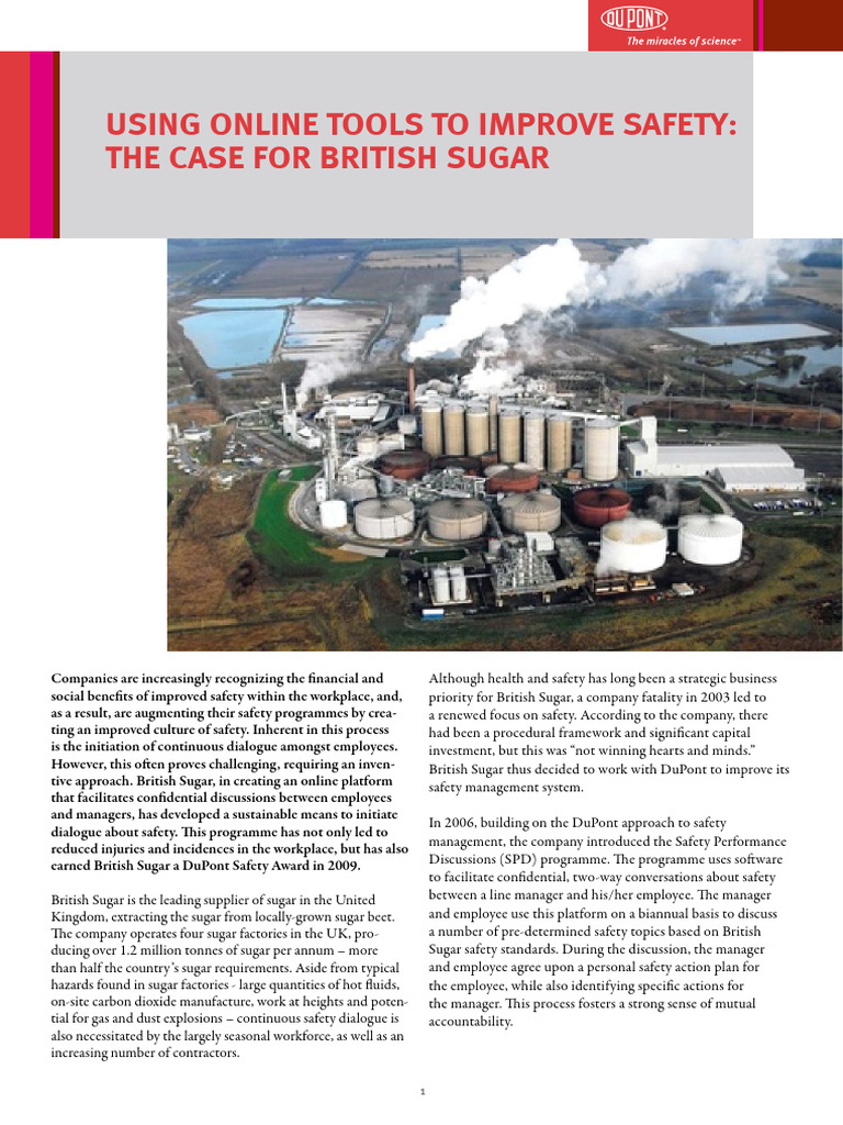 British Sugar 2010 Safety Awards | PDF | Economies | Business