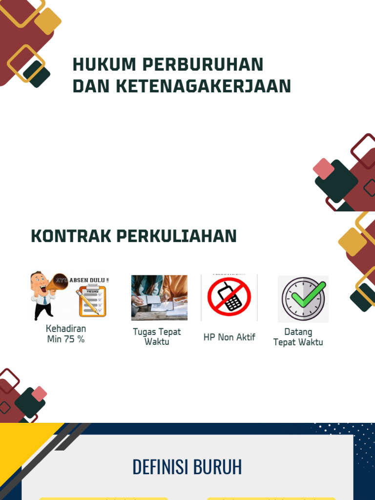 Hukum Perburuhan dan Ketenagakerjaan | PDF