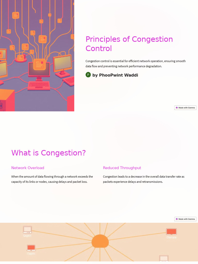 Principles of Congestion Control | PDF | Network Congestion | Computer ...