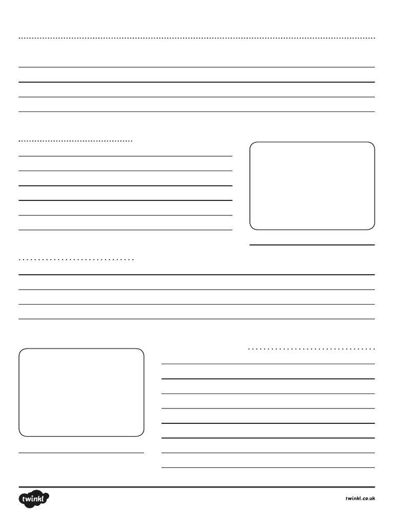 Portrait Writing Frame | PDF