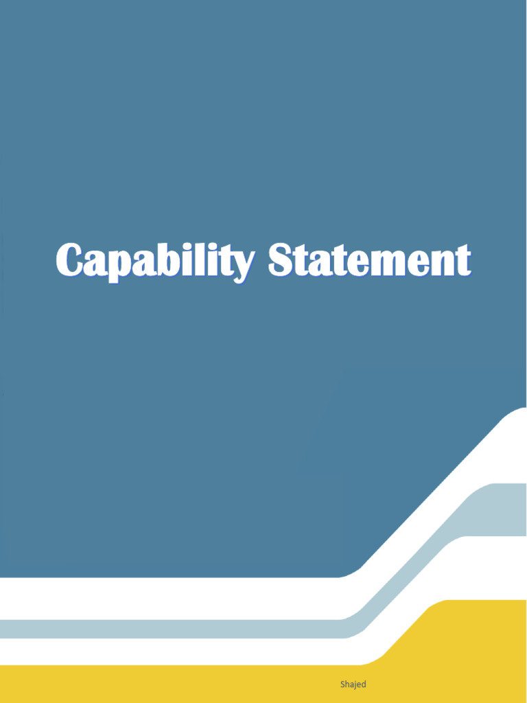 Effective Capability Statement Guide | PDF | Competitive Advantage ...