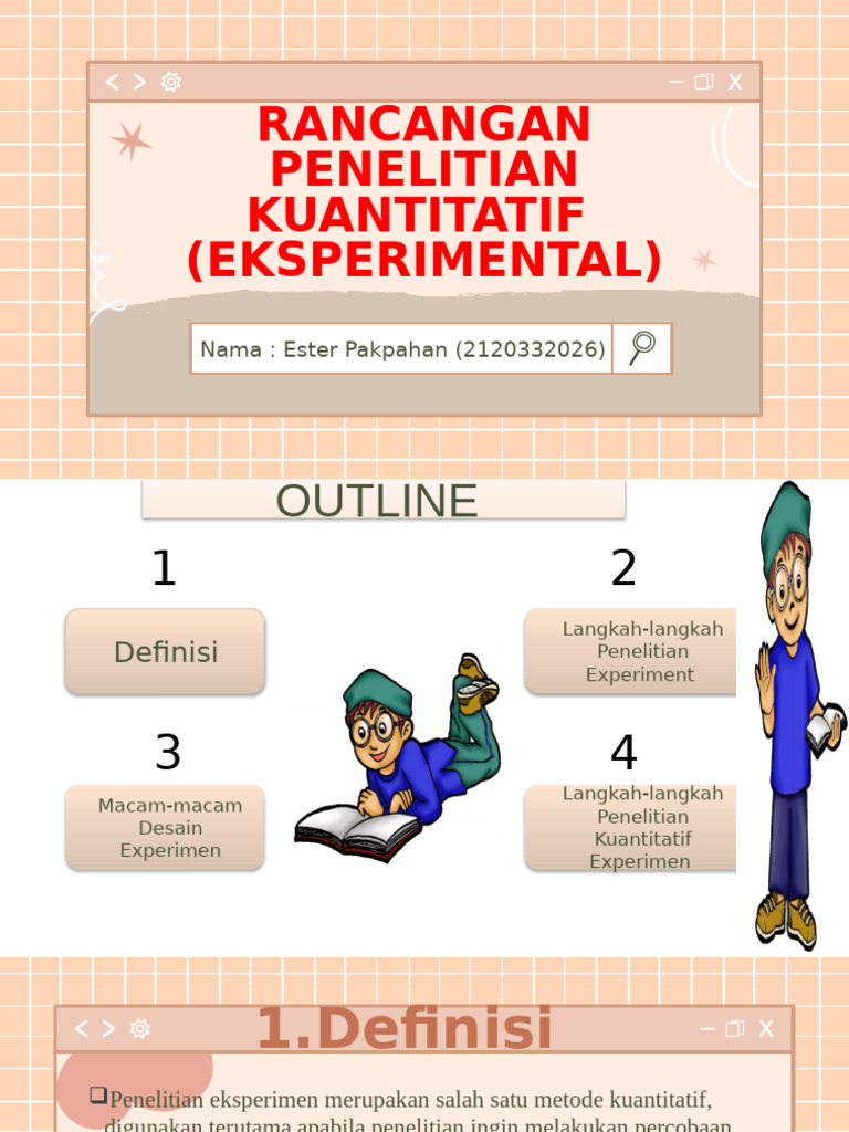 Rancangan Penelitian Kuantitatif Eksperimental | PDF