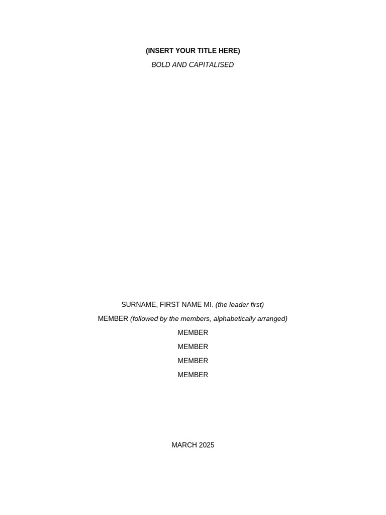 INTRODUCTION OFFICIAL FORMAT | PDF