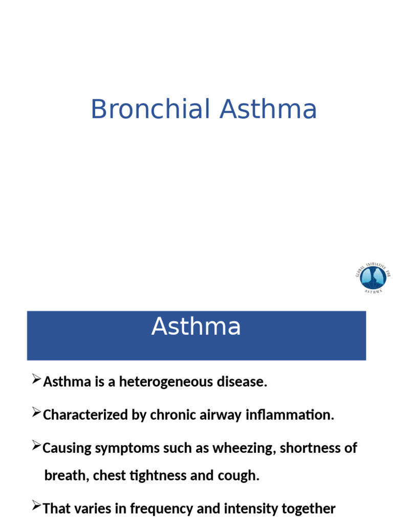 Bronchial Asthma | PDF | Asthma | Clinical Medicine