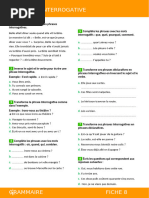 Interrogation Totale Et Partielle Finale2 | PDF | Question | Grammaire