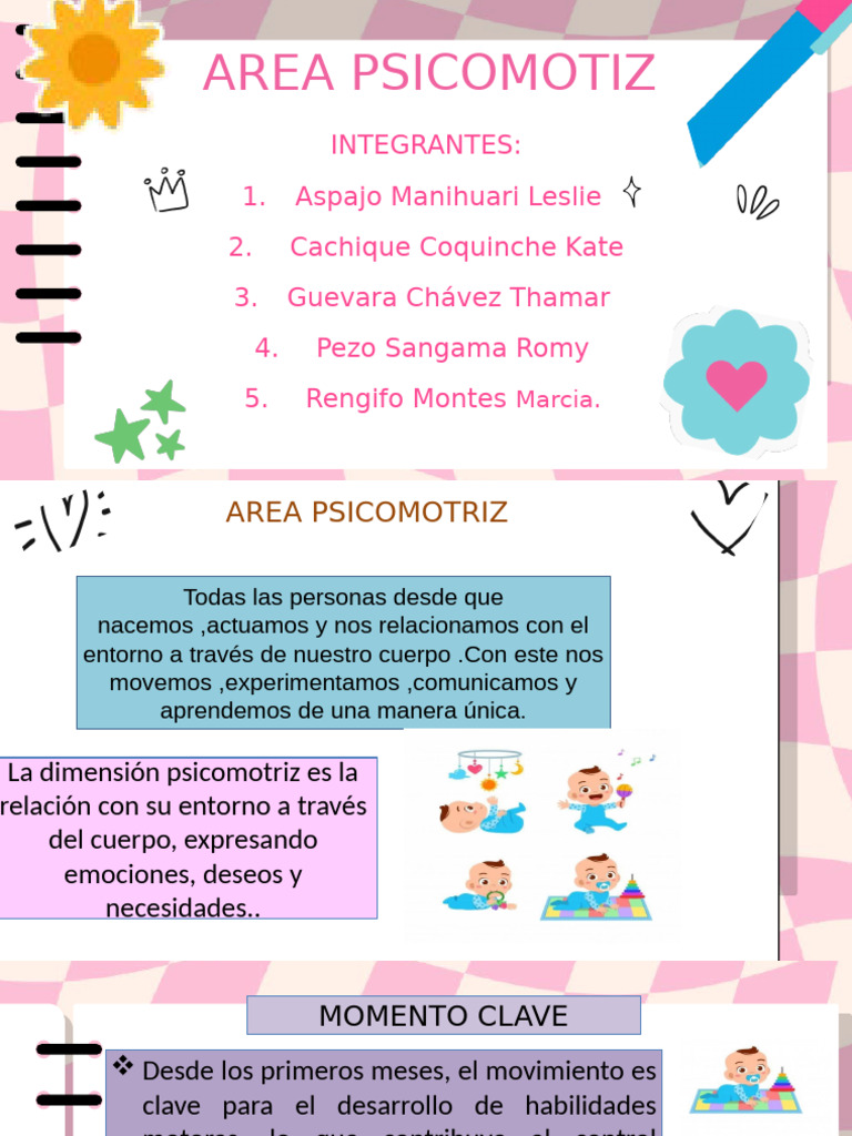Grupo1 AREA PSICOMOTRIZ | PDF