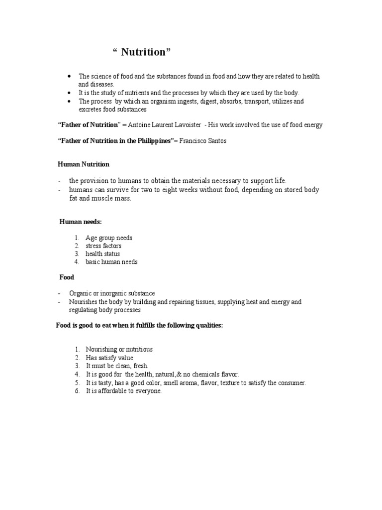 Understanding Human Nutrition Basics | PDF | Nutrition | Diet & Nutrition