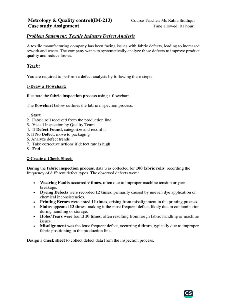 Case Study Assignment (Muneeb Ur Rehman IM-23069) | PDF