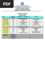 DLL Cover Page Template | PDF