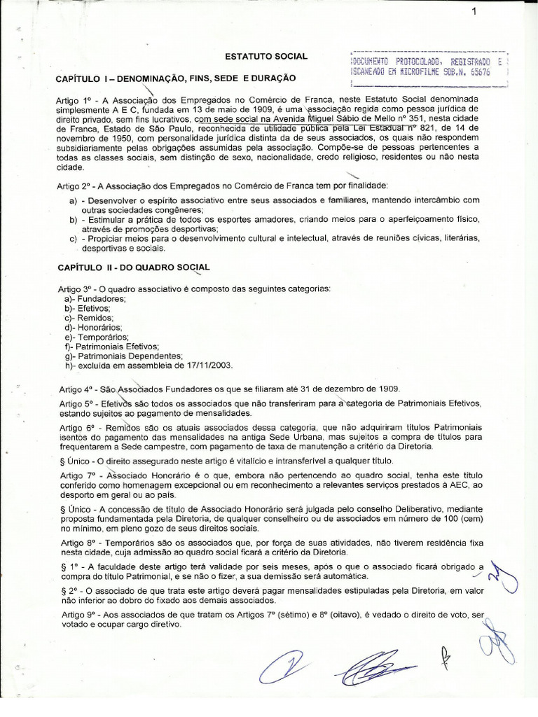 Estatuto Social | PDF