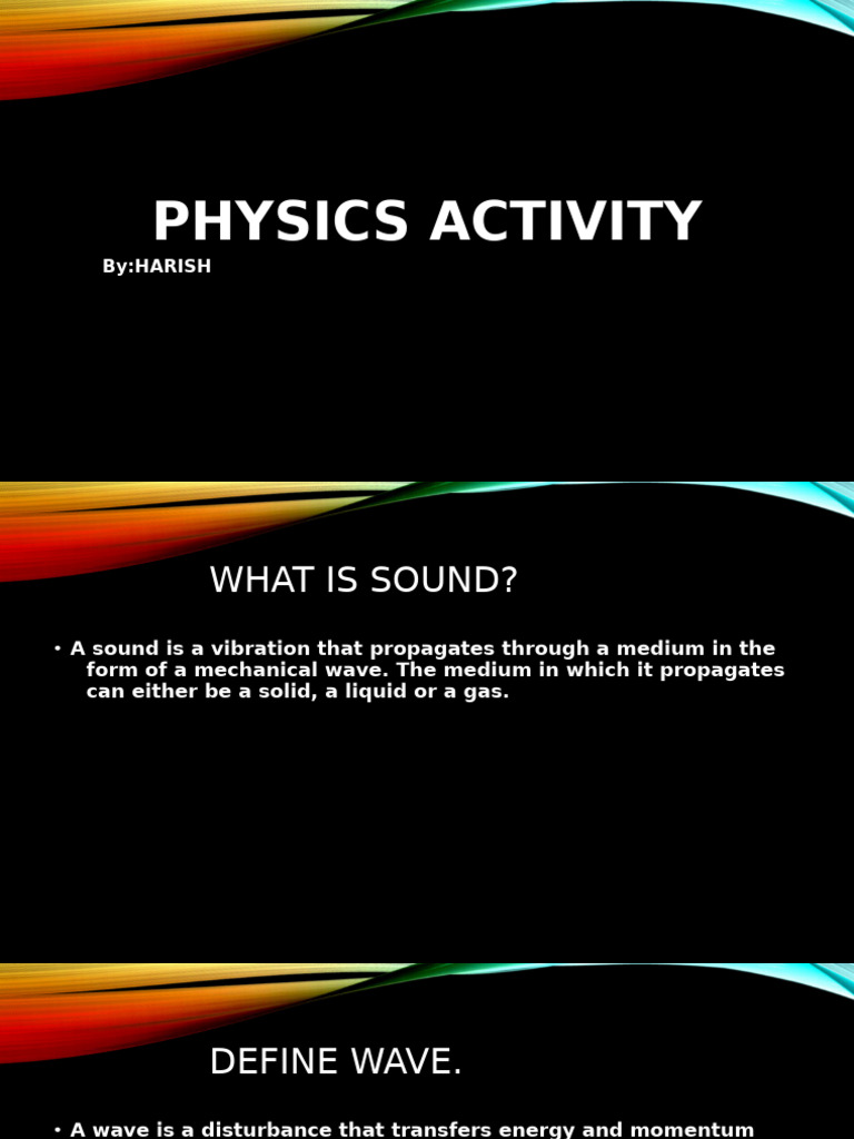 Mechanical Waves: Types Explained | PDF | Waves | Sound
