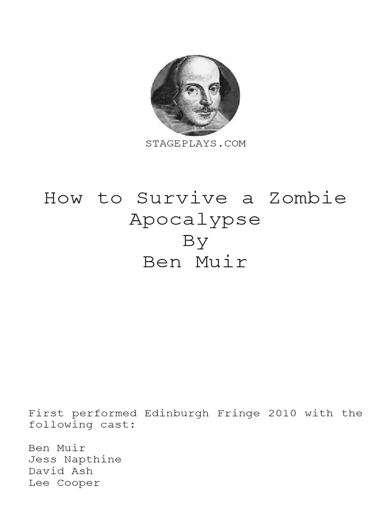 How To Survive A Zombie Apocalypse | PDF | Zombies