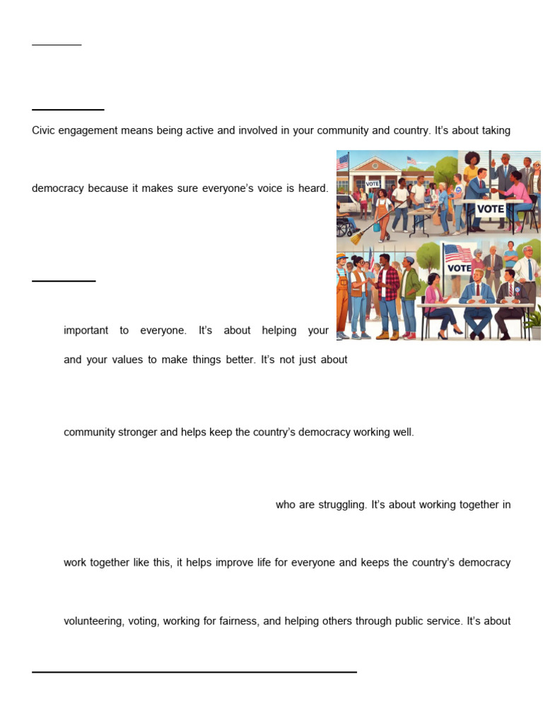 Understanding Civic Engagement Basics | PDF | Civic Engagement ...