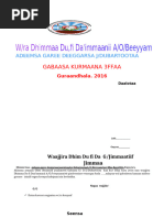 Duub-Deebii Kurmaana Hanga Muddee 30-4-2016 WDG | PDF