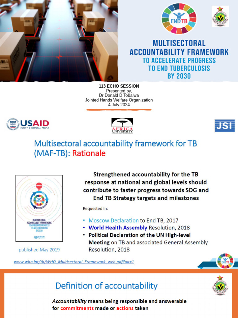 Ministry of Health and Child Care Zimbabwe ECHO Session MAF | PDF ...