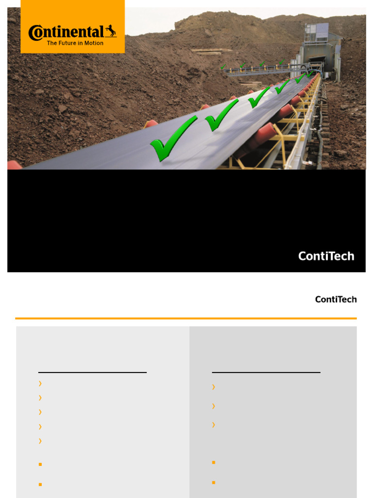 ContiTech Belt Monitoring Systems | PDF | Radio Frequency ...