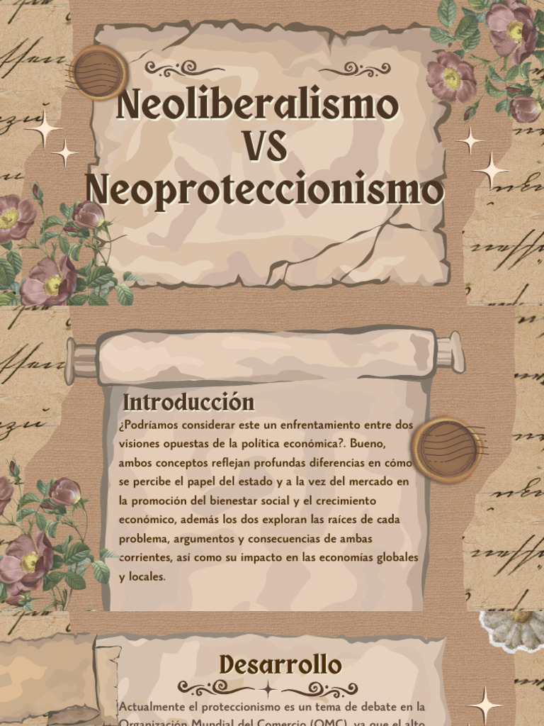 Neoliberalismo vs Neoproteccionismo: Análisis | PDF | Neoliberalismo ...