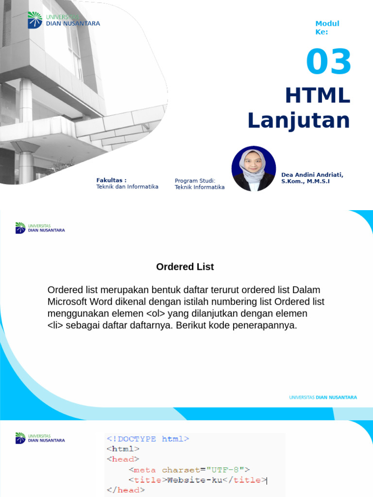 3. Materi Dasar Pemrograman Web | PDF