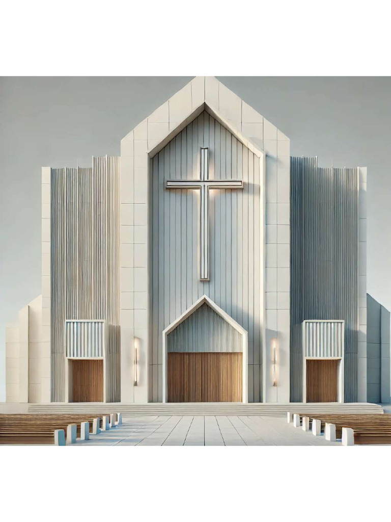 DALL E 2025-02-25 11.18.17 - A Contemporary Church Elevation Design ...