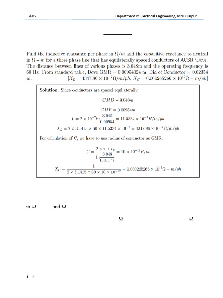 Tutorial 3 Capacitance (With Solutions) | PDF