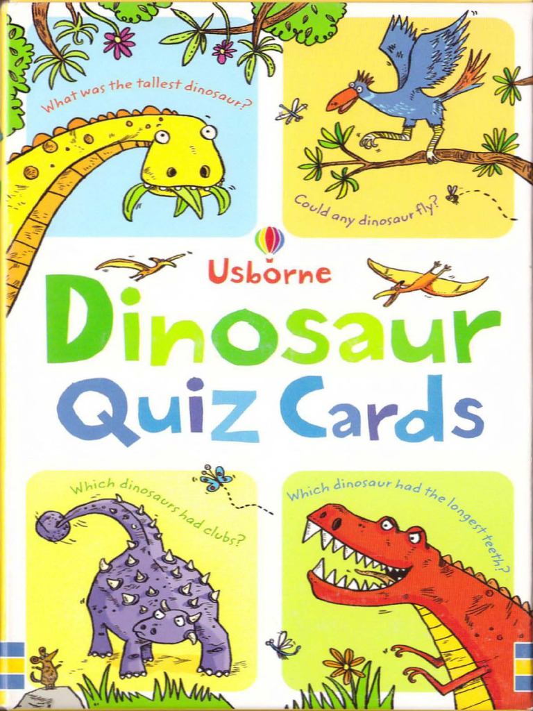Dinosaur Quiz: Test Your Knowledge | PDF | Zoology