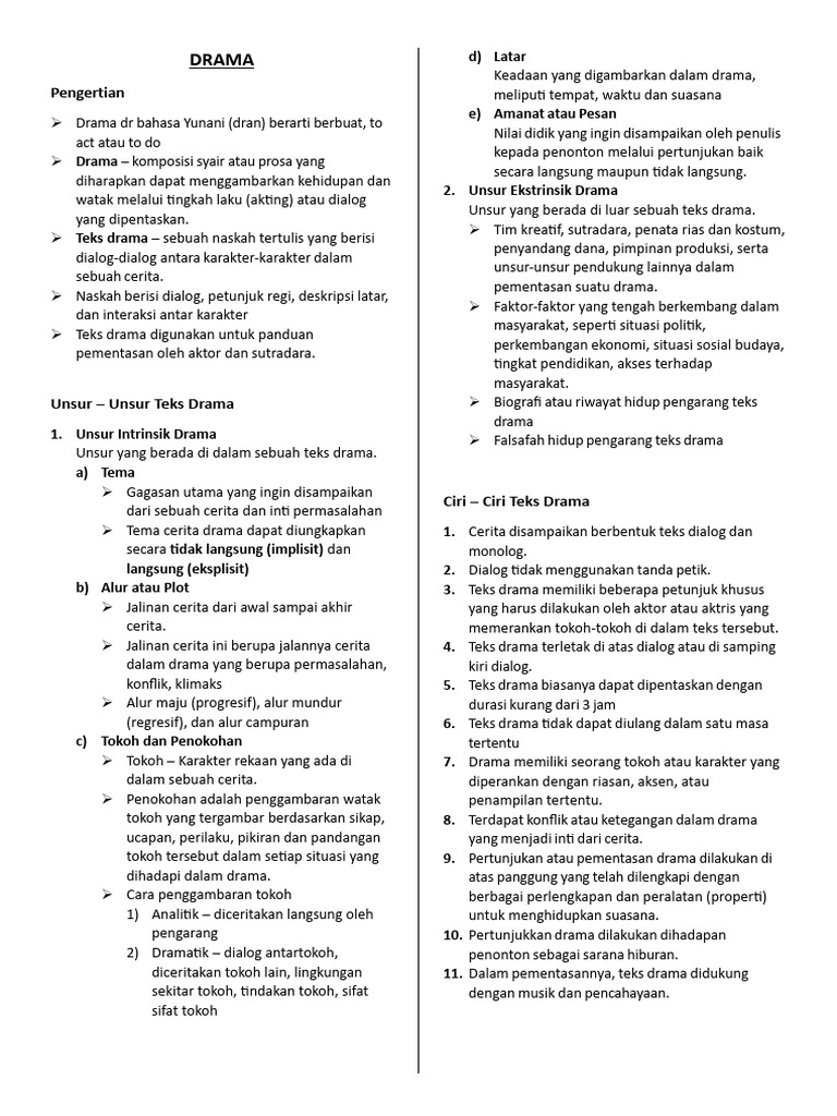 Rangkuman Bahasa Indonesia ASTS 2 Revisi | PDF