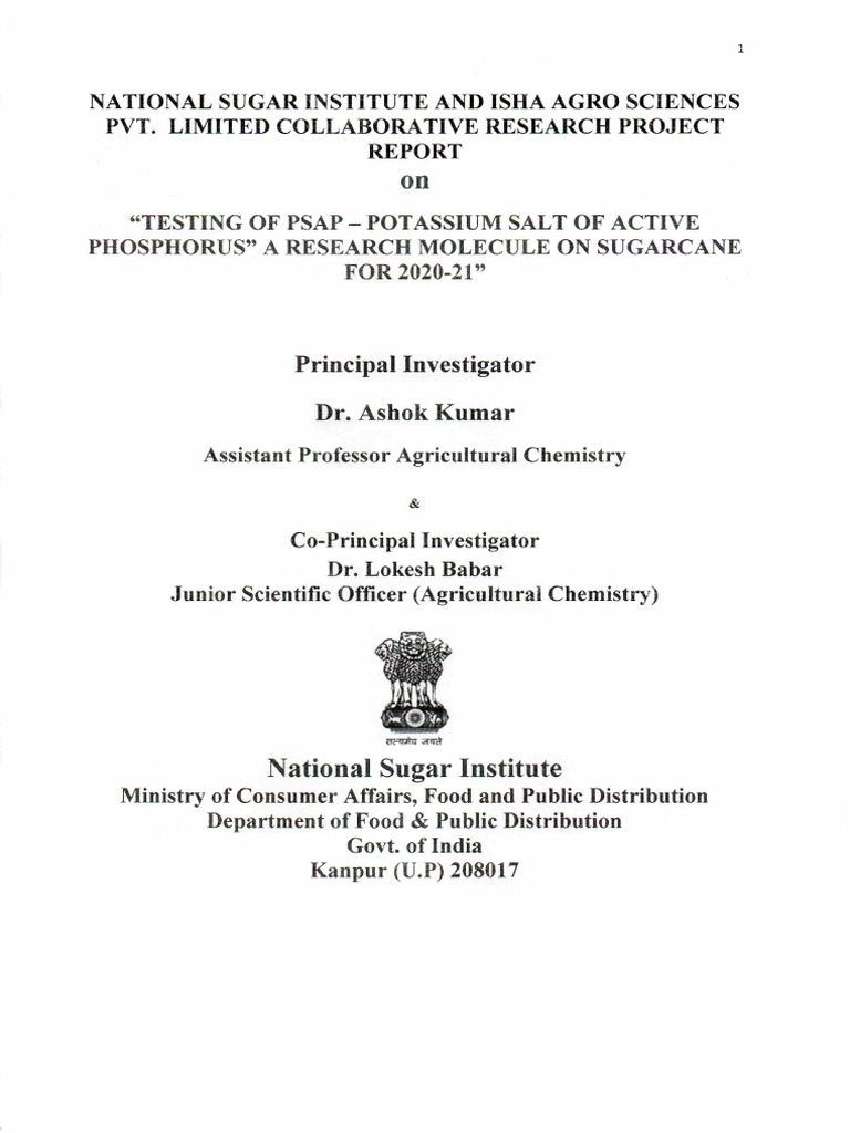 NSI & IAS Report 2020-21 | PDF