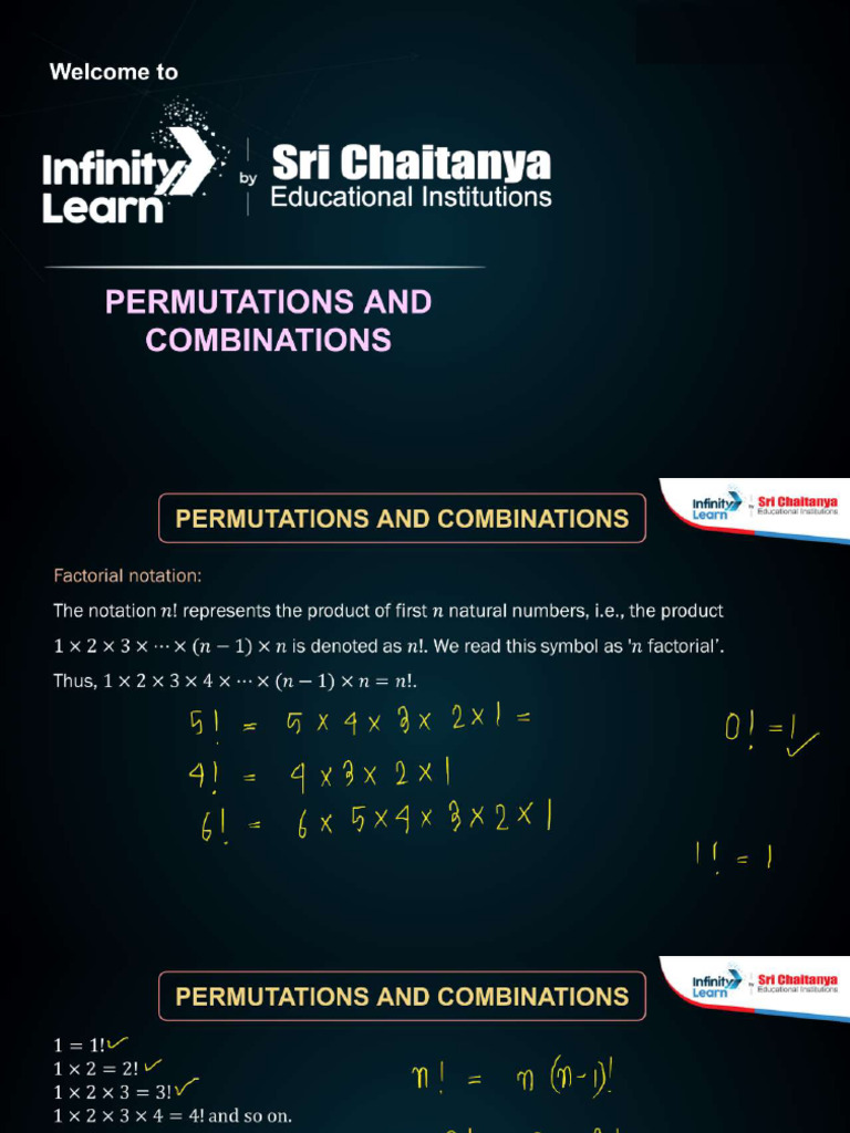 Permutations and Combinations 1 | PDF
