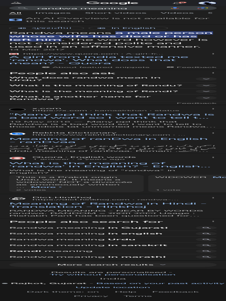 Randwa Meaning - Google Search | PDF