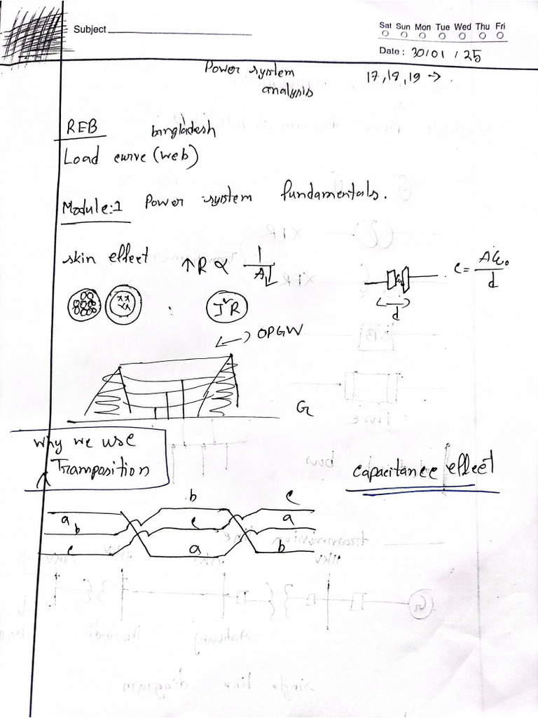 Power System Analysis Mid Note | PDF