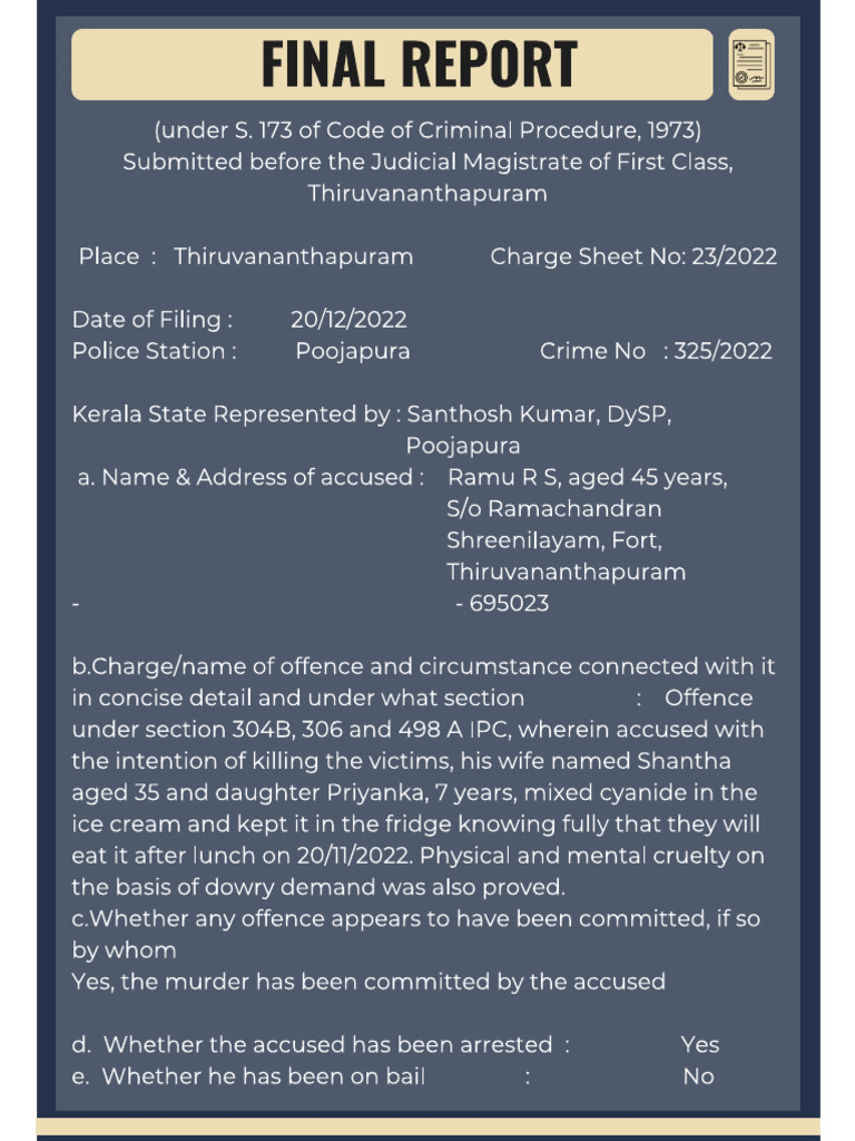 Final Report Trial Advocacy | PDF