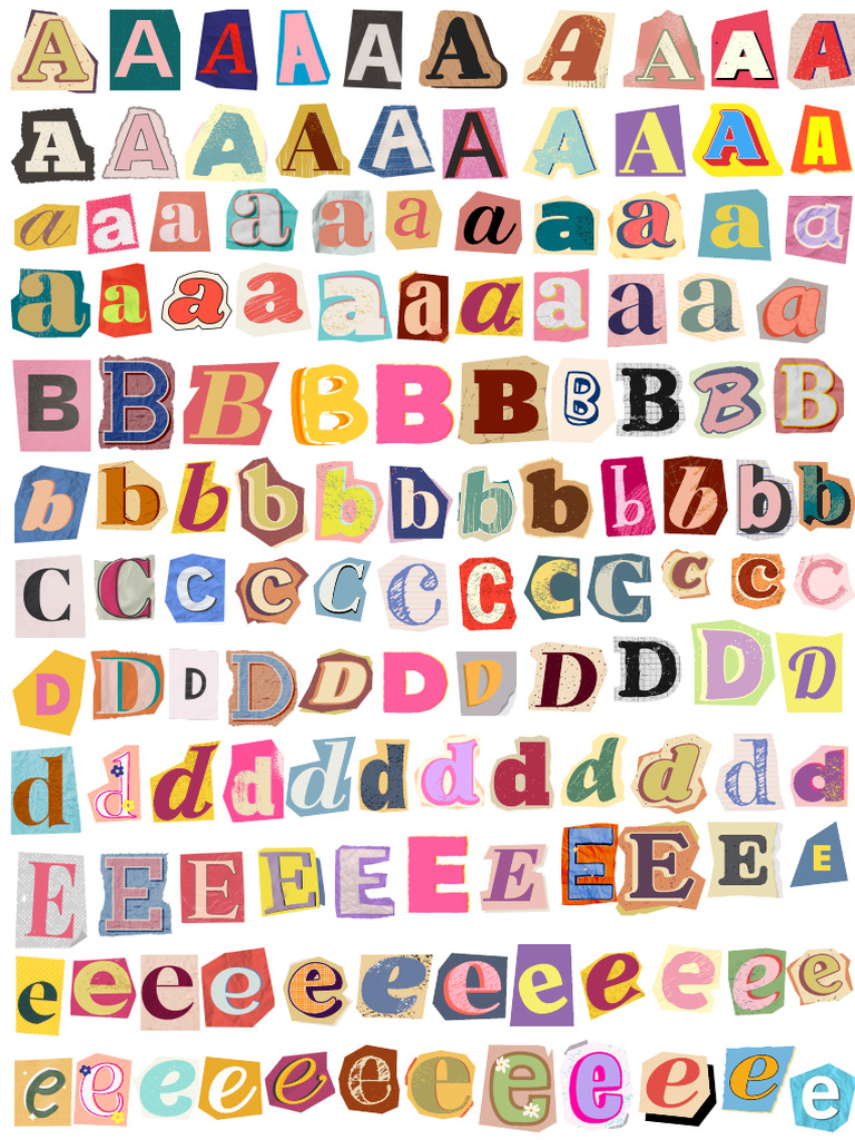 Scrap Letters | PDF