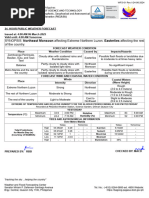 Sample Weather Report Script | PDF | Monsoon | Rain