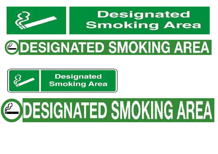 Designated Smoking Area | PDF