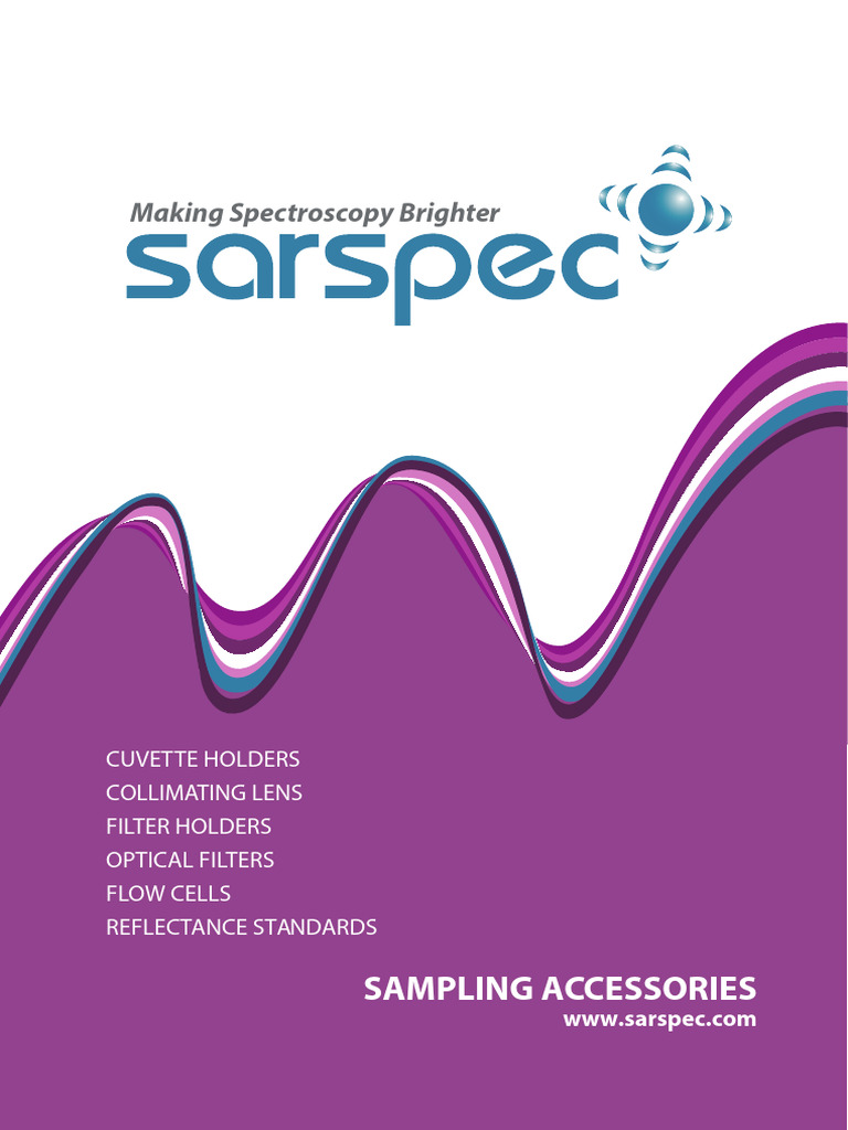 Sampling Accessories Sarspec | PDF | Optical Filter | Fluorescence