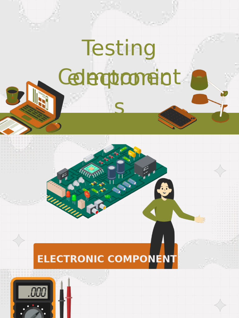 Testing Electronic Components | PDF | Electronics | Electricity