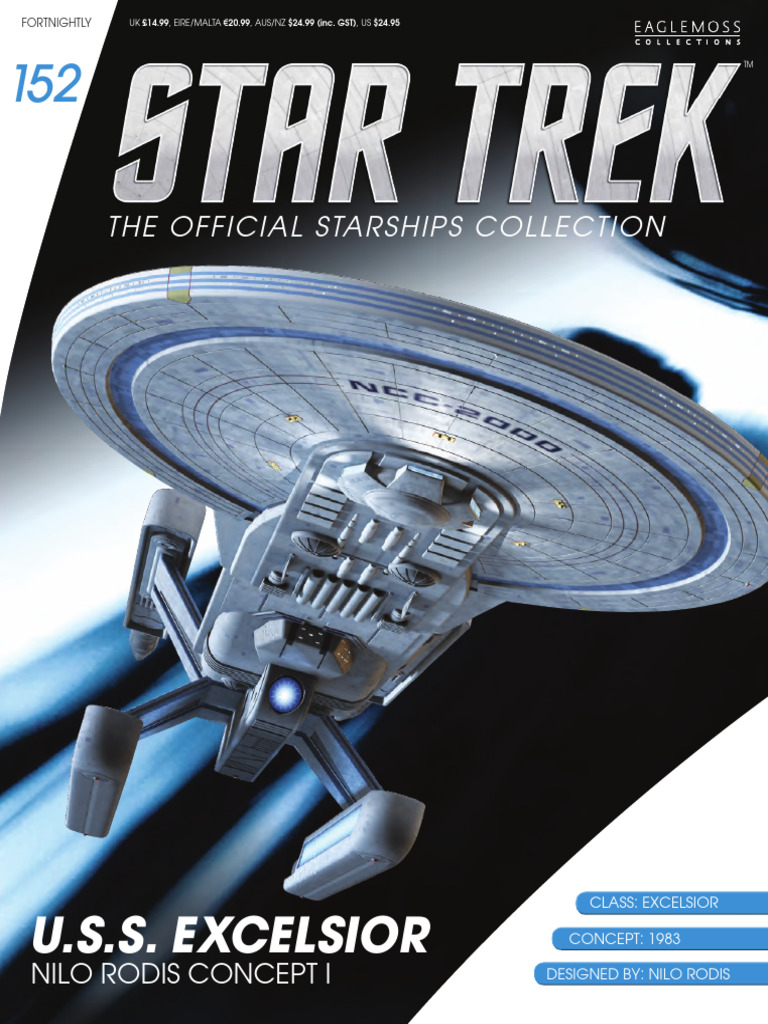 Issue 152 - U.S.S. Excelsior Nilo Rodis Concept I | PDF | Spock | Romulan